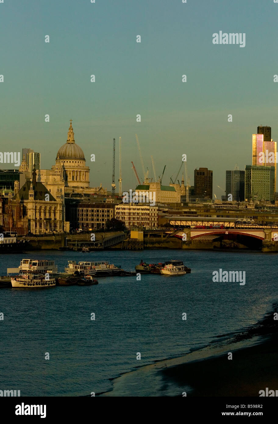 View From Waterloo Bridge London