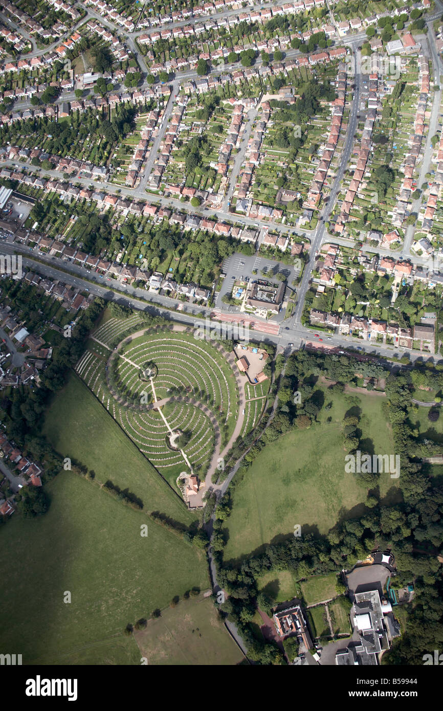 Aerial photograph cemetery hi-res stock photography and images - Alamy