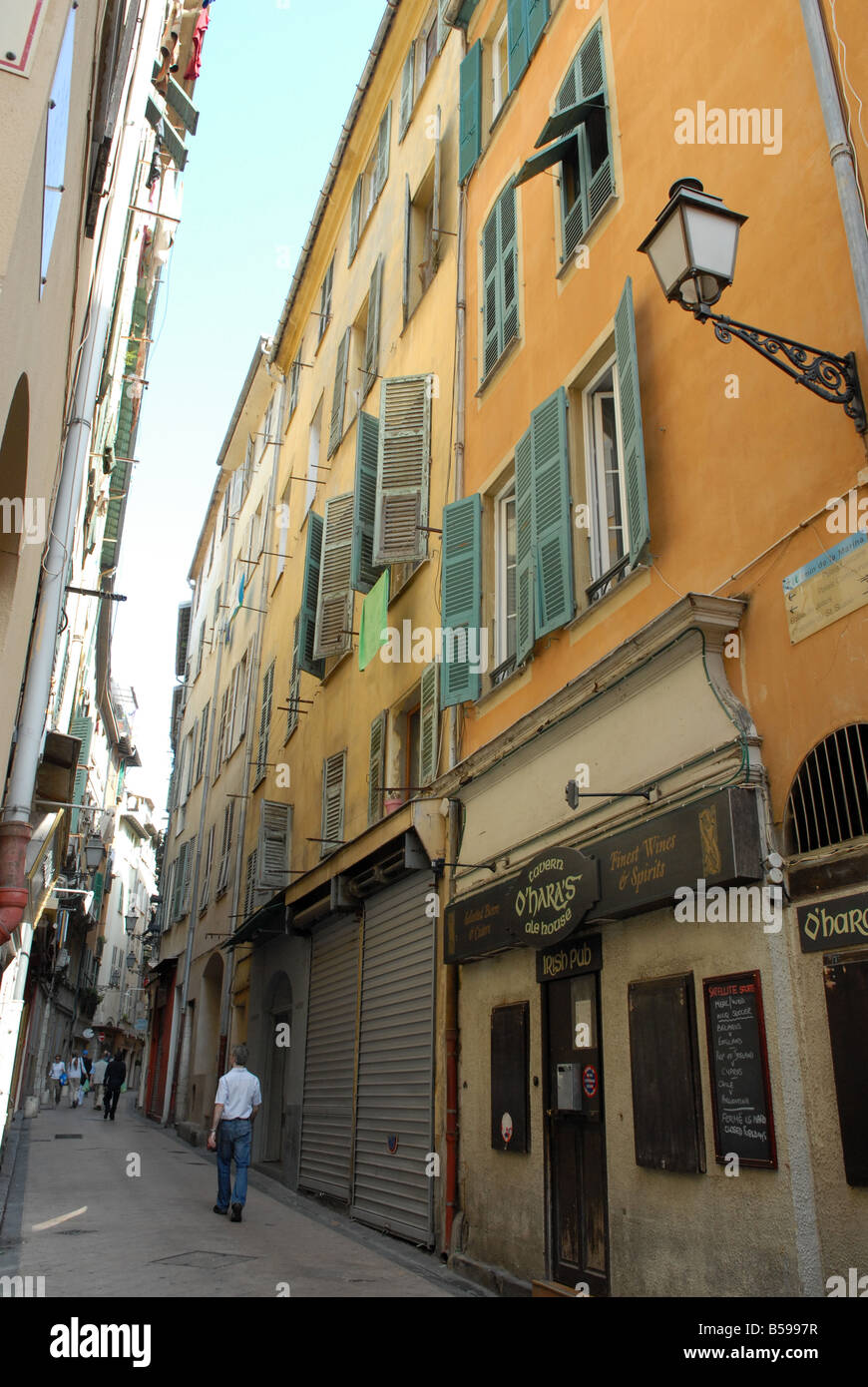 Streets of nice, france hi-res stock photography and images - Alamy