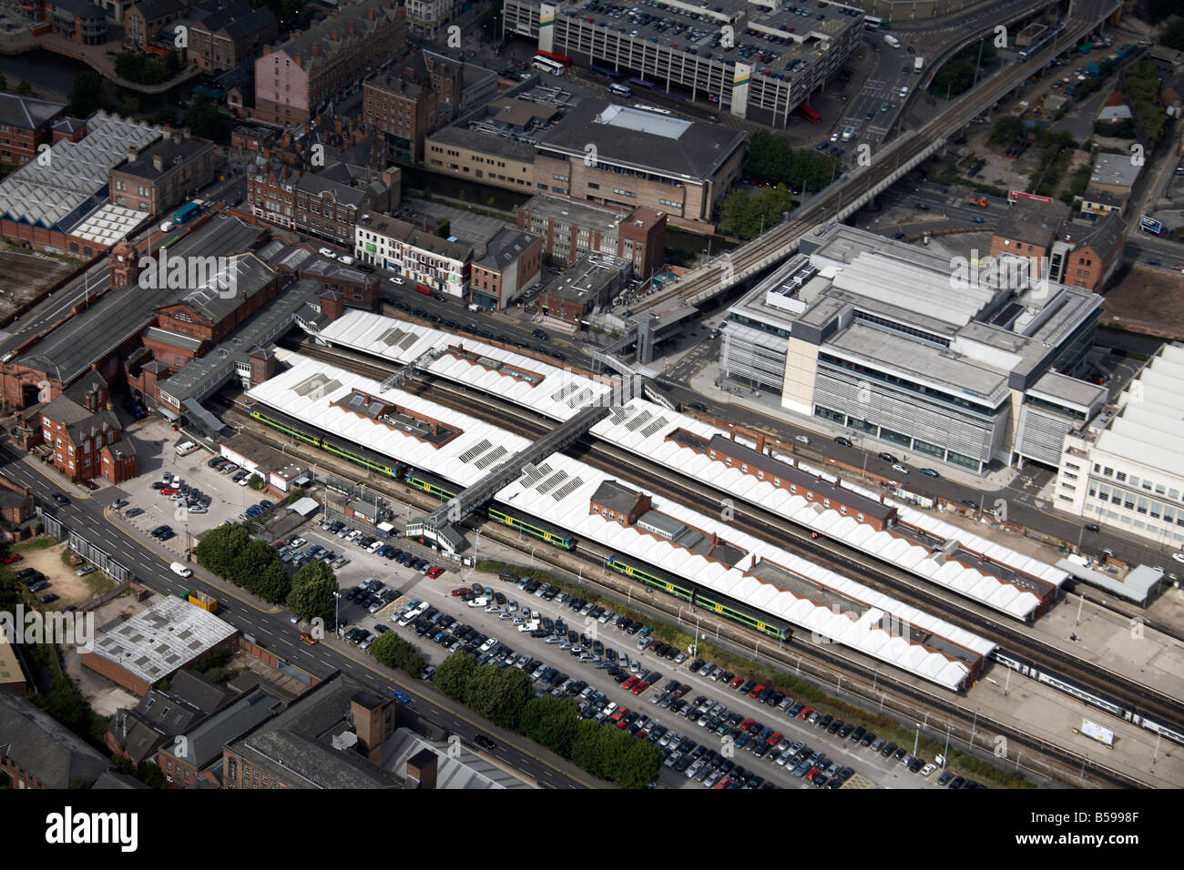 Nottingham railway station air hi-res stock photography and images - Alamy