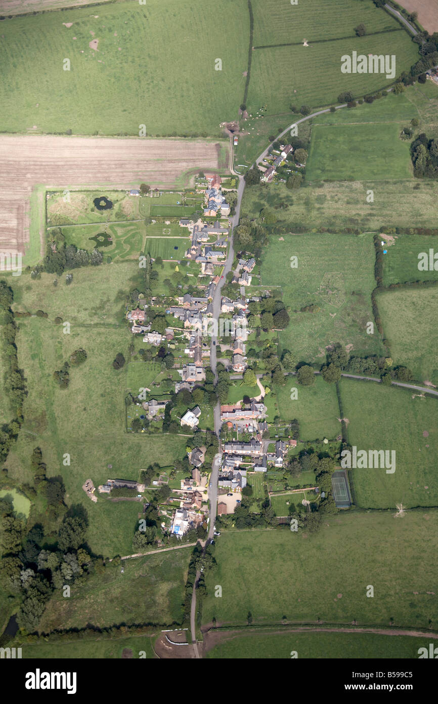 Aerial view of village hi-res stock photography and images - Alamy