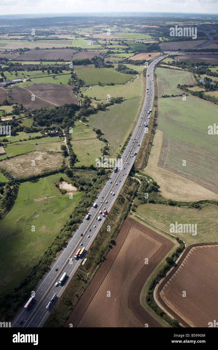 Aerial country lane hi-res stock photography and images - Alamy