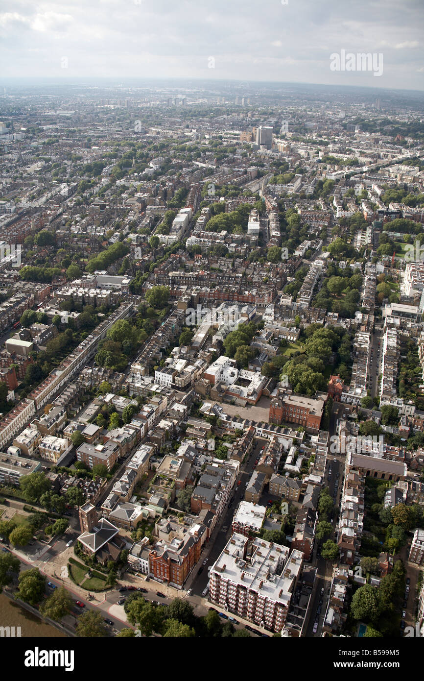 Aerial view north west chelsea hi-res stock photography and images - Alamy