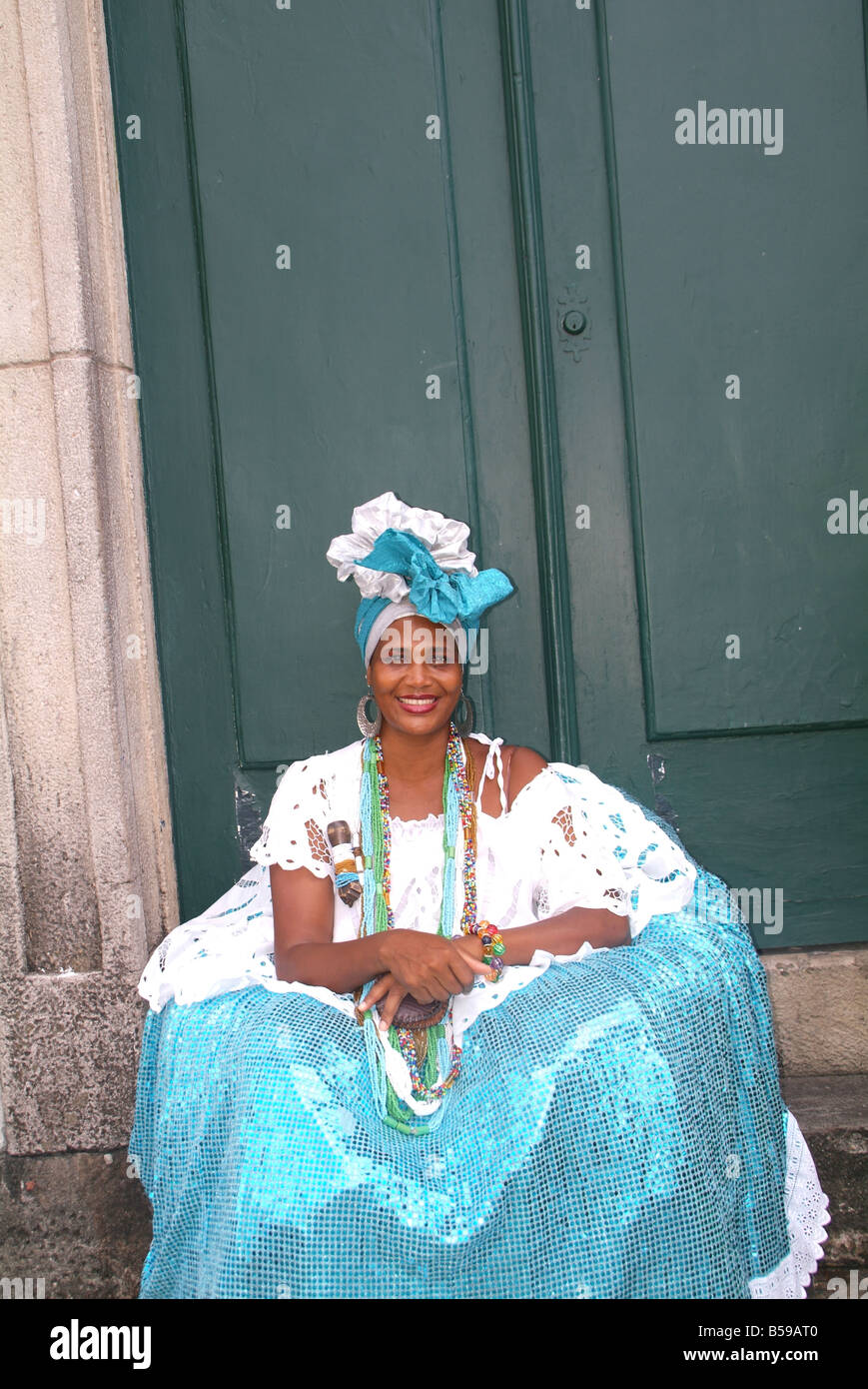 Brazilian Lady in traditional dress Stock Photo - Alamy
