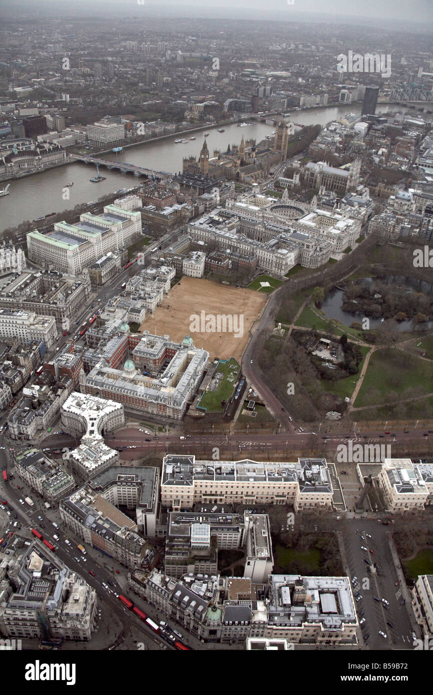 Whitehall london aerial hi-res stock photography and images - Alamy