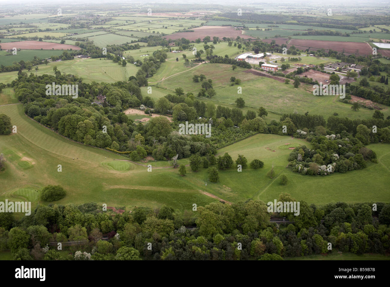Aerial view south east of Stoneleigh Park 4 Group 13 Brigade AAOR ...