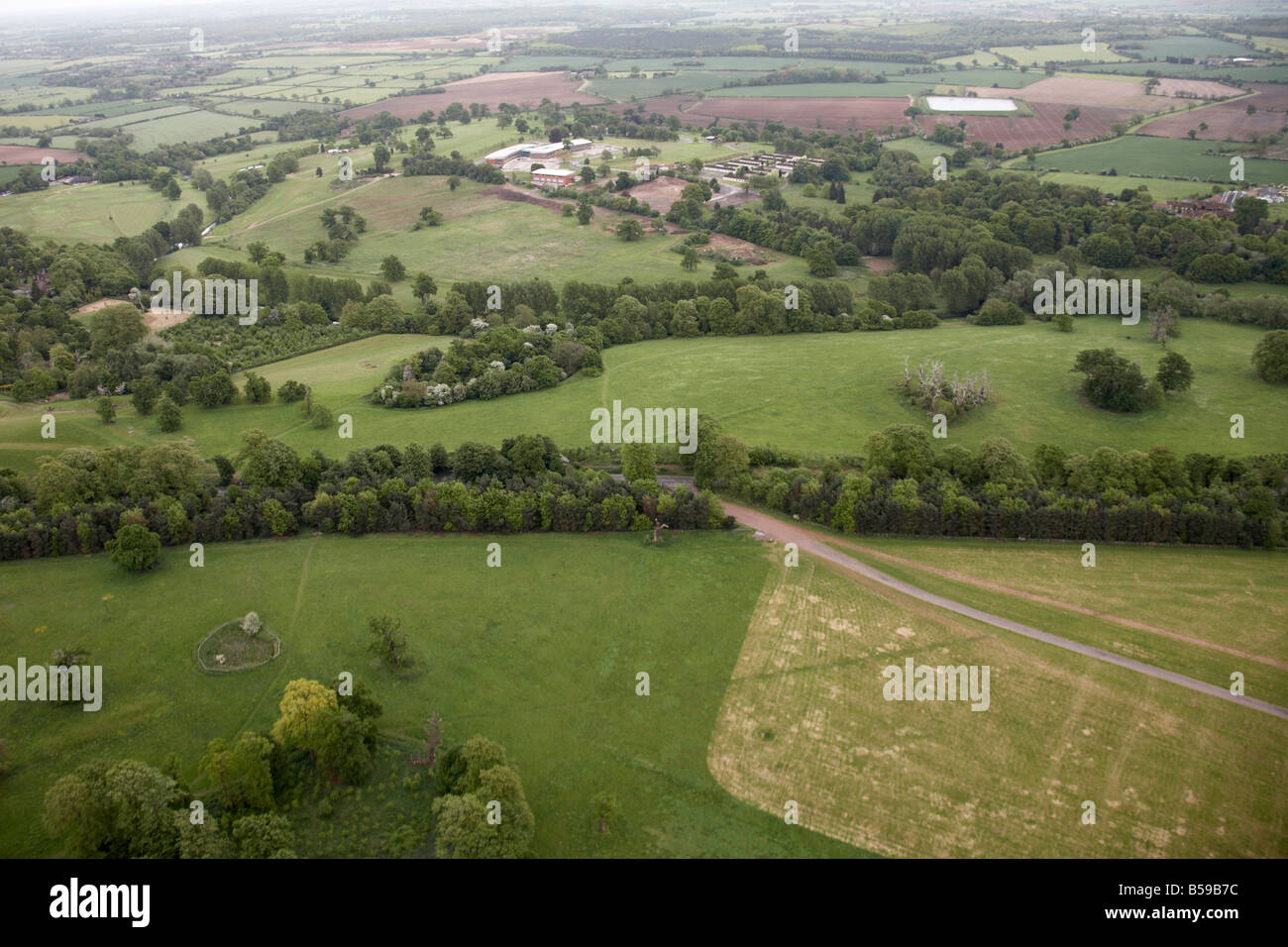 Aerial view south east of Stoneleigh Park 4 Group 13 Brigade AAOR ...