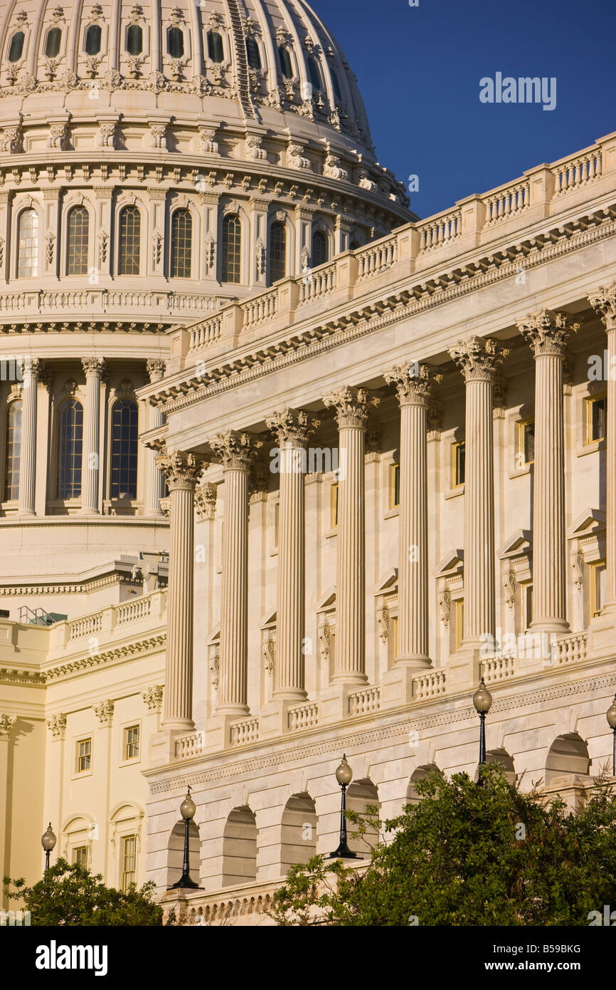 WASHINGTON DC USA United States Capitol with the U S House of ...