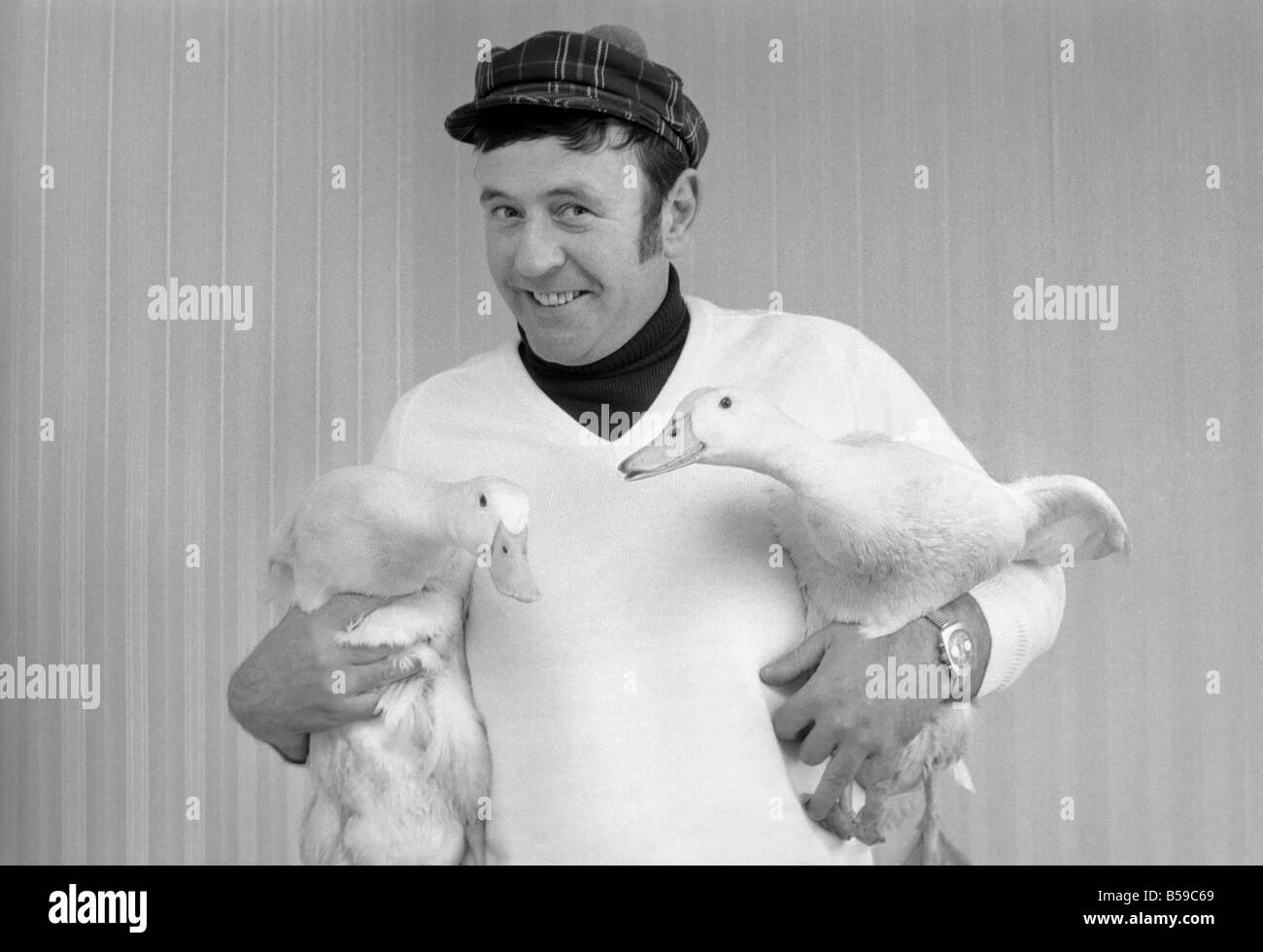 Singer and comedian Mike Reid who is presently riding high in the hit ...