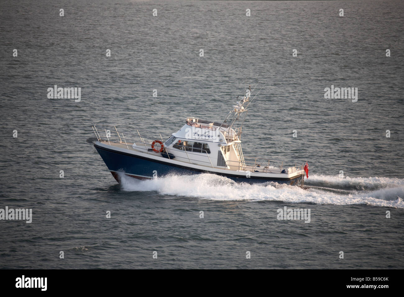 Motor Cruiser On Southampton High Resolution Stock Photography and ...