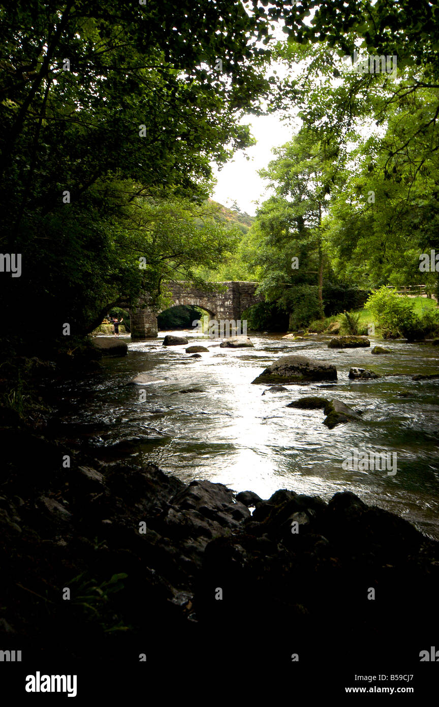 Fingle bridge devon hi-res stock photography and images - Alamy
