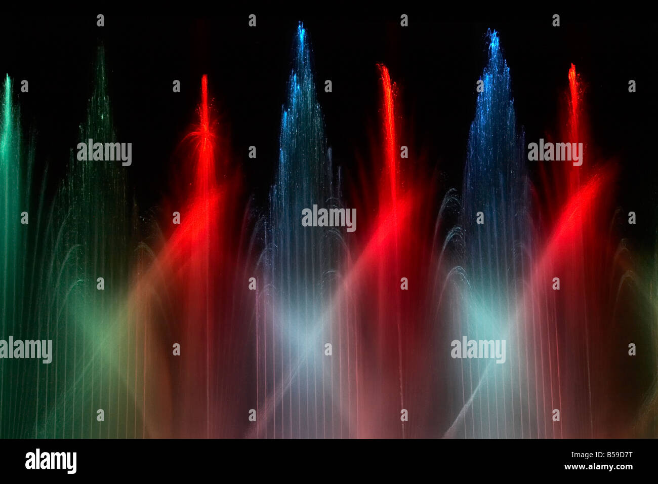 Waltzing Waters tourist visitor attraction illuminated dancing ...