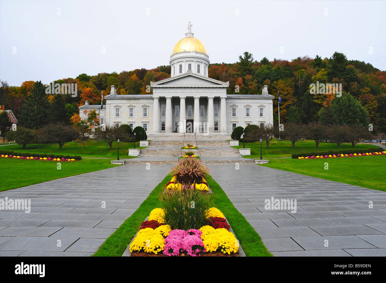 The Vermont State House, located in Montpelier, Vermont Stock Photo - Alamy
