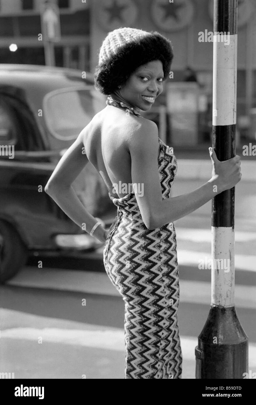 Actresses from the West End production The Black Mikado starring ...