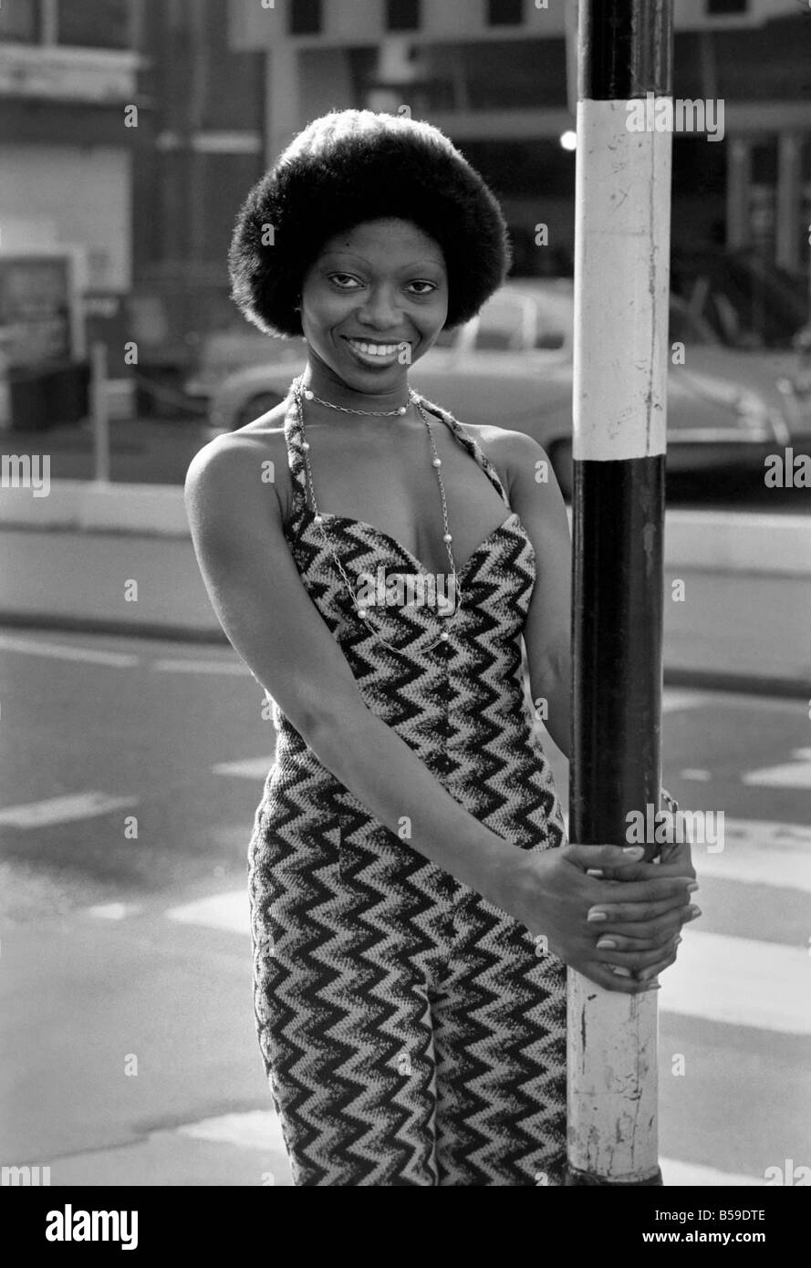 Actresses from the West End production The Black Mikado starring ...