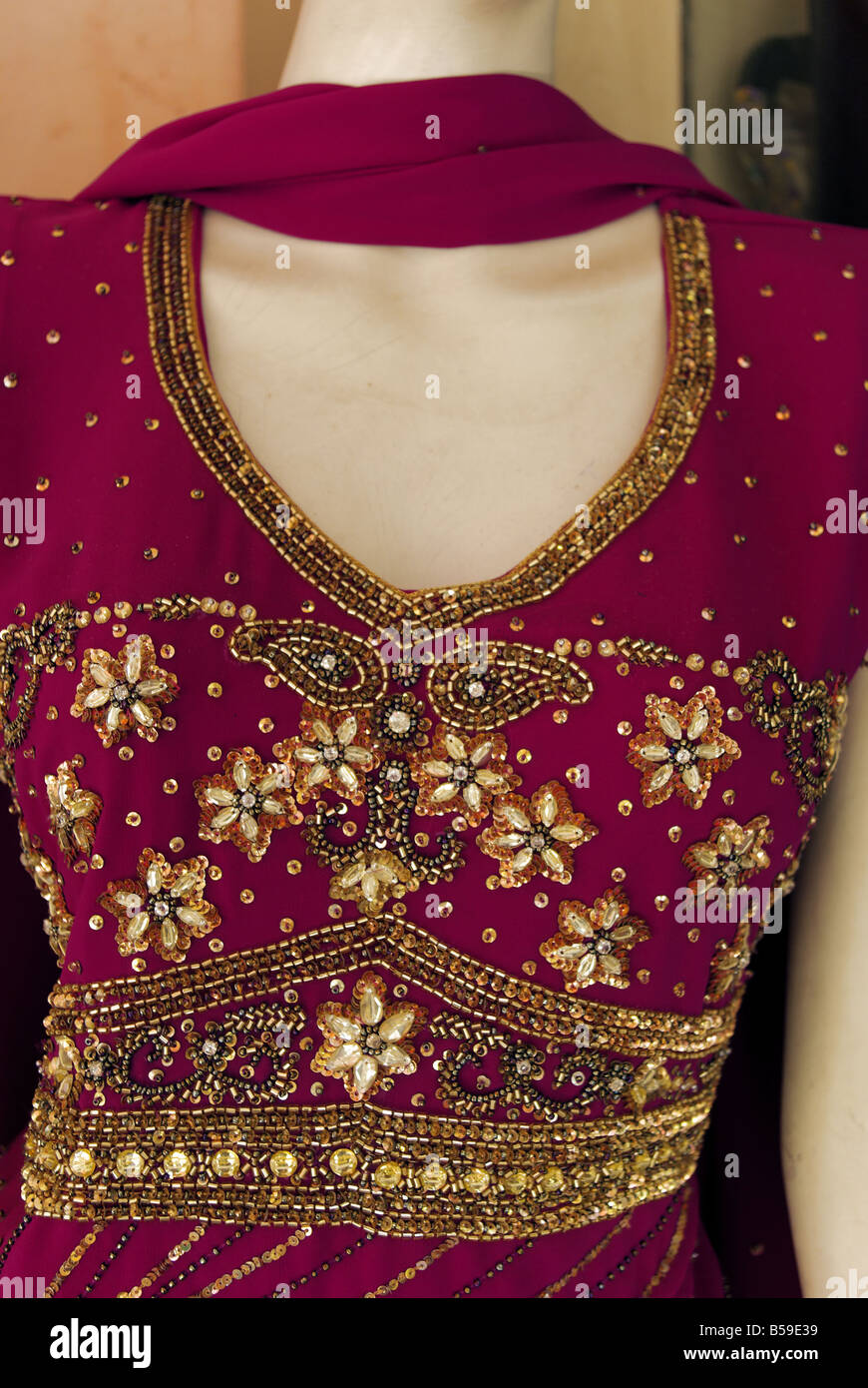 Gujarat, India, incredibly bright colorful clothing for sale Stock ...
