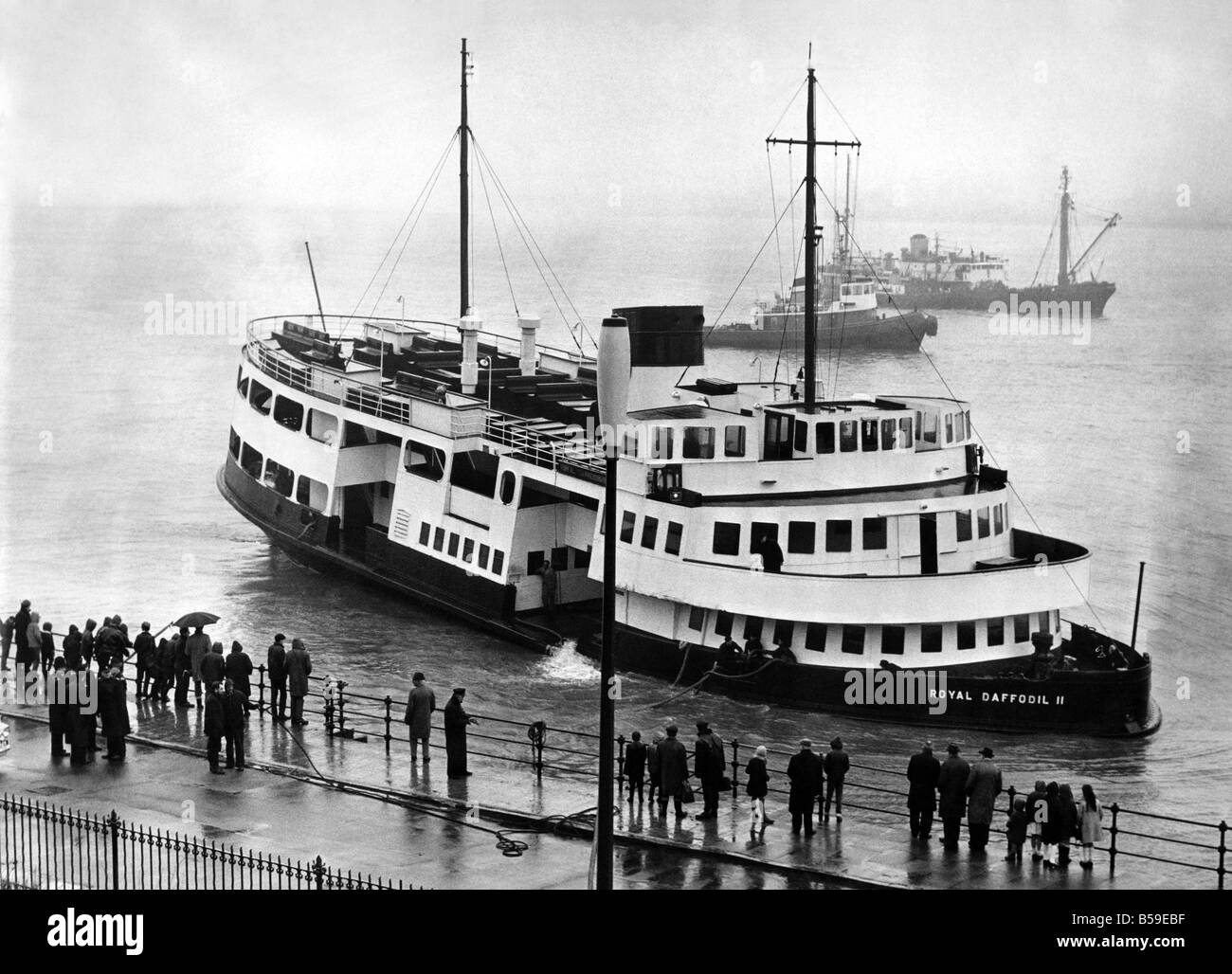 Royal Daffodil II ( Mercy Ferry) beached at Wallas after collision ...
