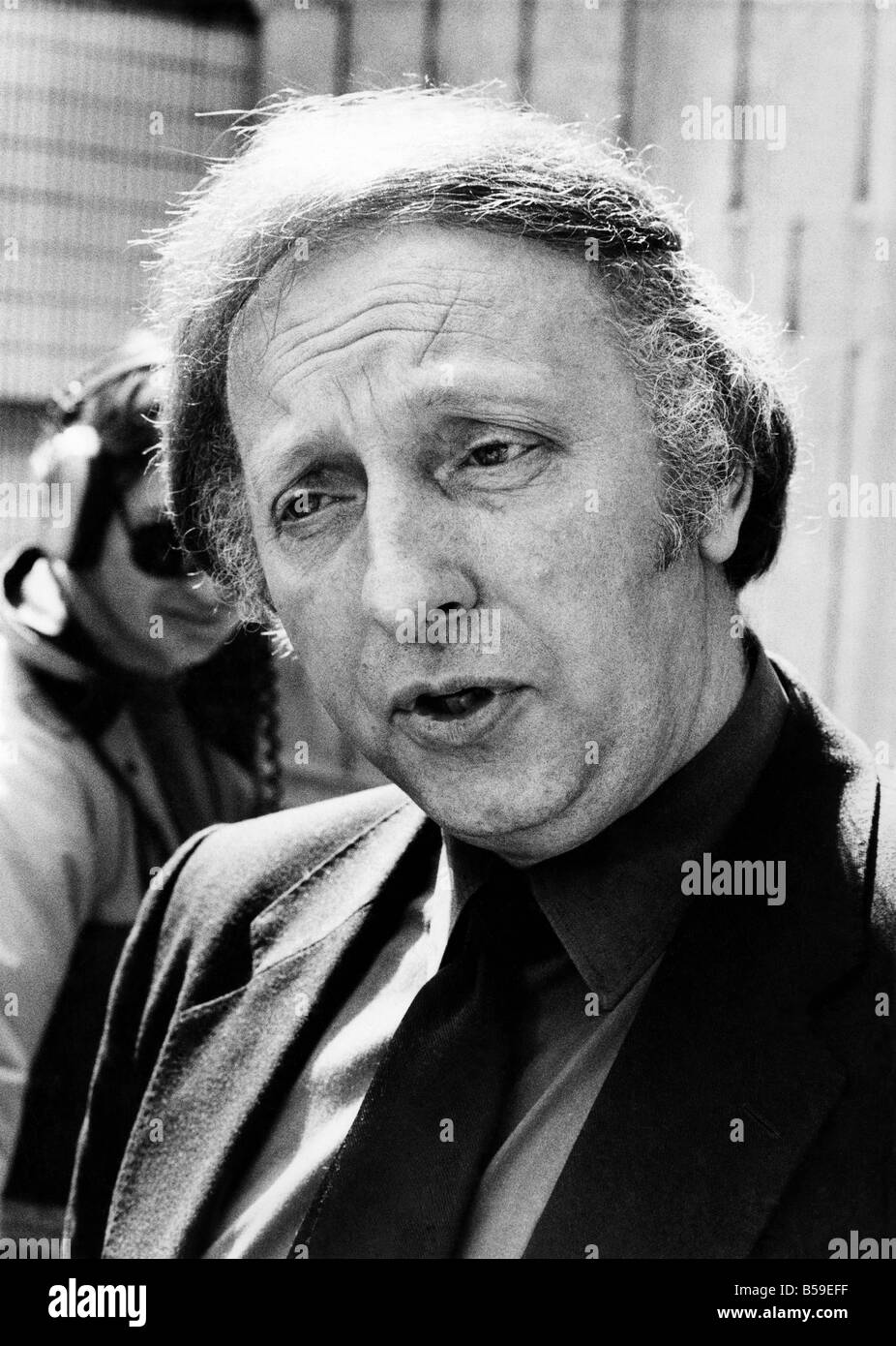 Miner's leader Arthur Scargill pictured in jovial mood outside ...