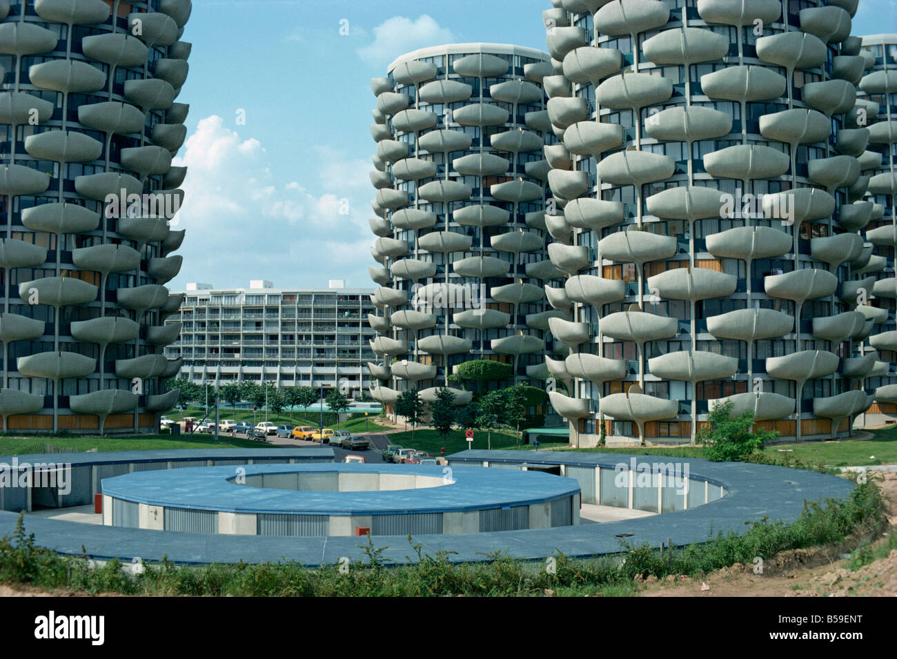 Growth Node tower blocks Creteil Paris France G Corrigan Stock Photo ...