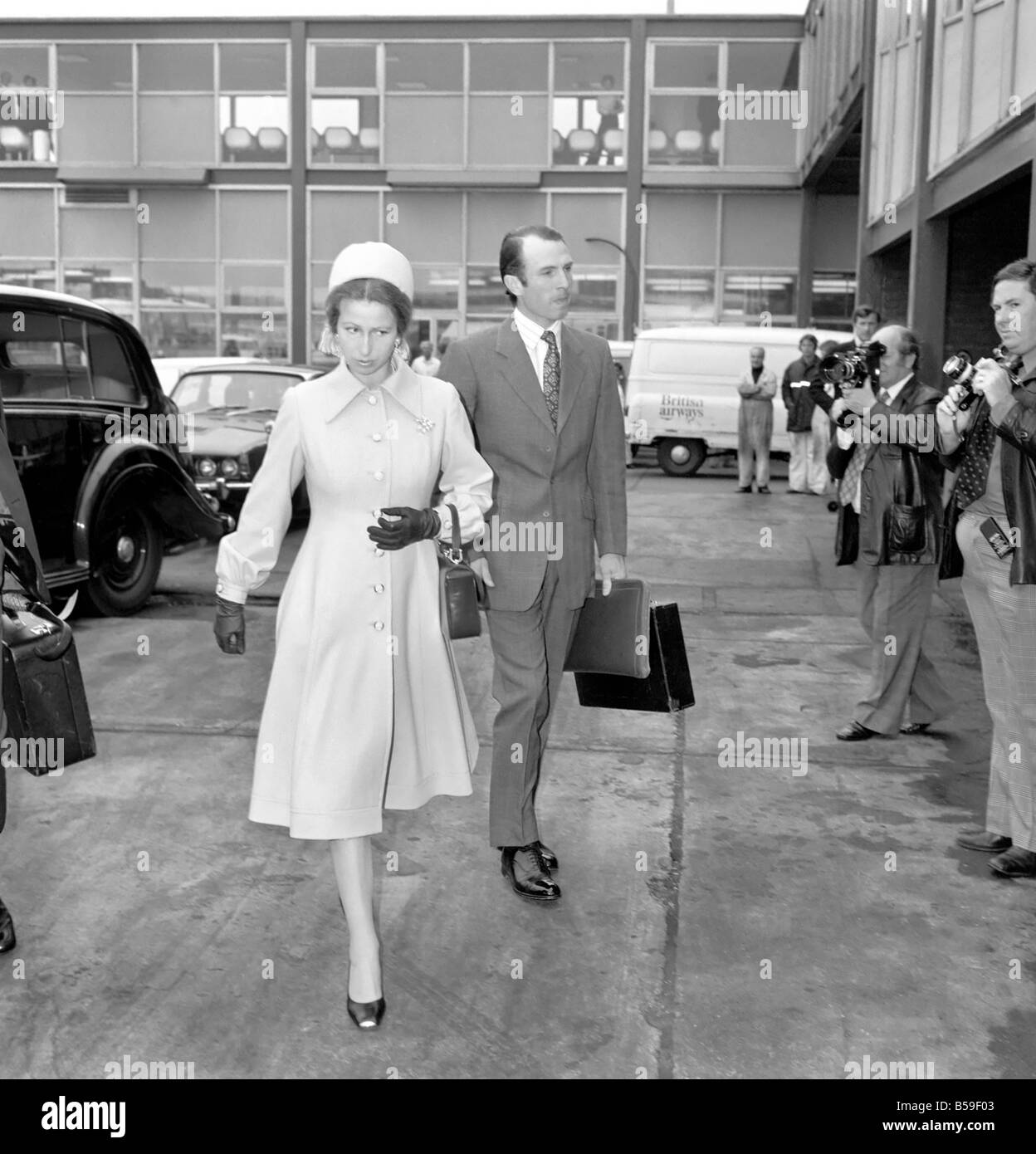 Princess anne captain mark phillips hi-res stock photography and images ...