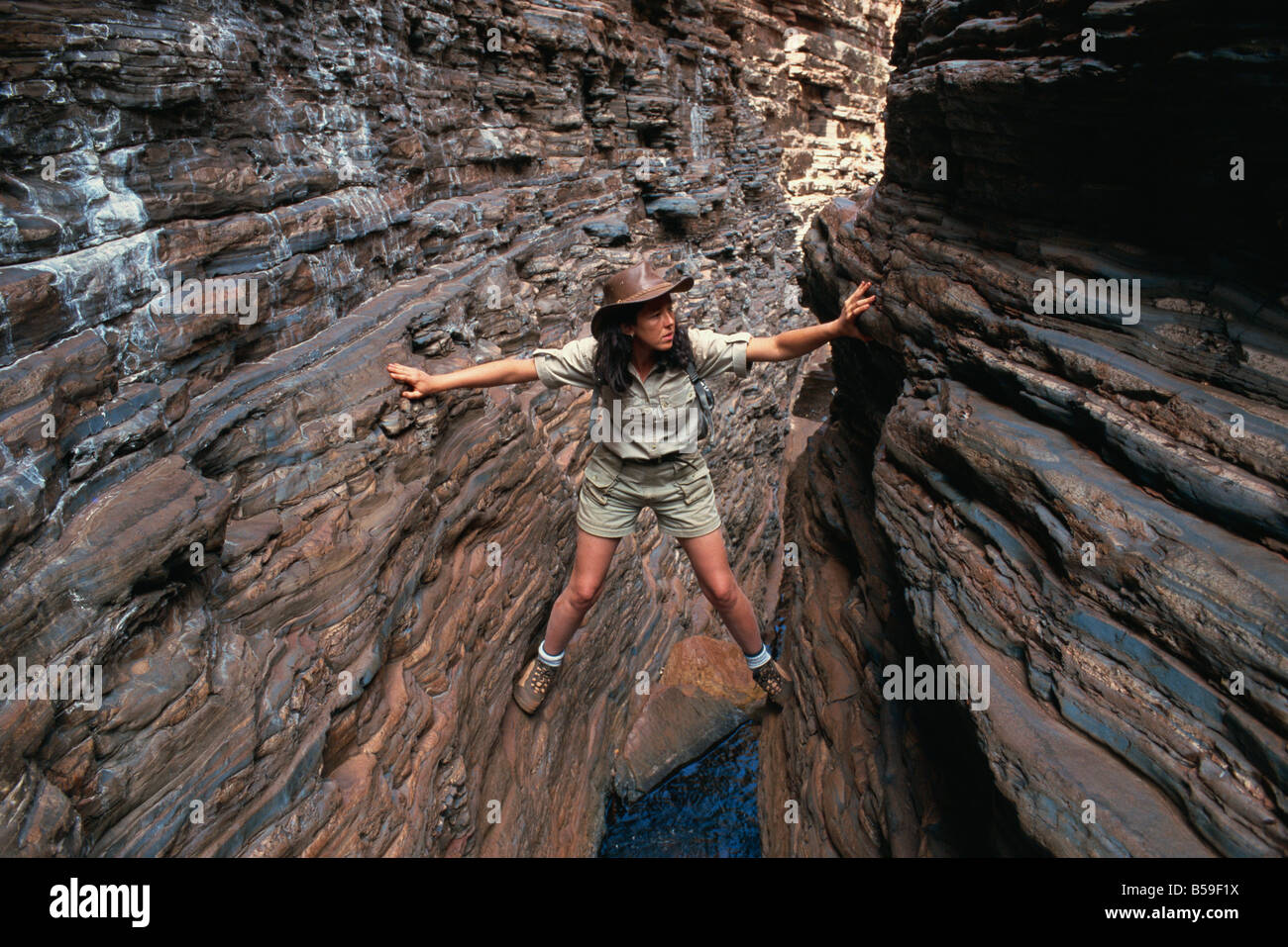 Hancock Gorge, Karijini National Park, Pilbara, Western Australia ...