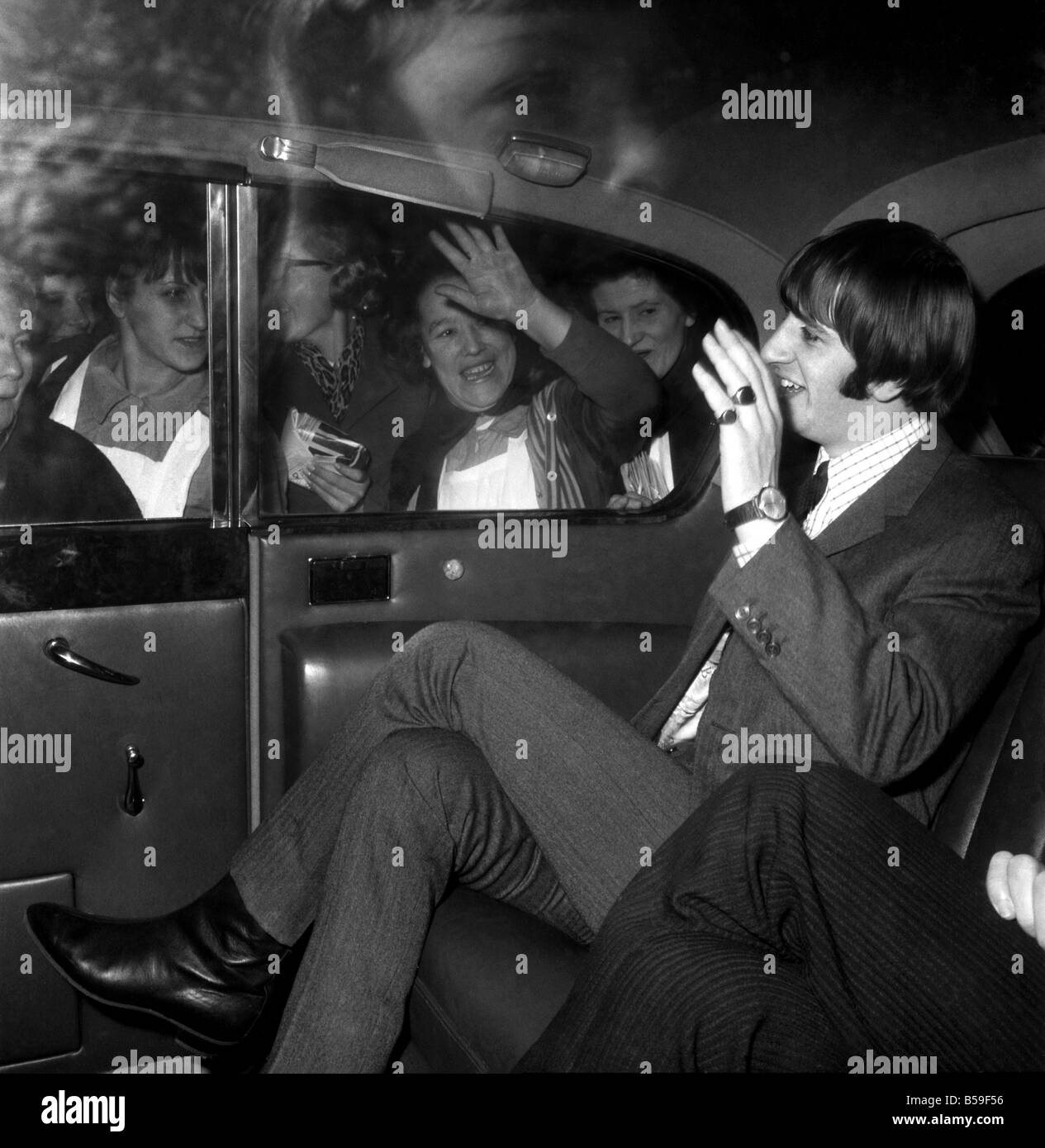 Beatle drummer Ringo Starr today entered University College Hospital ...