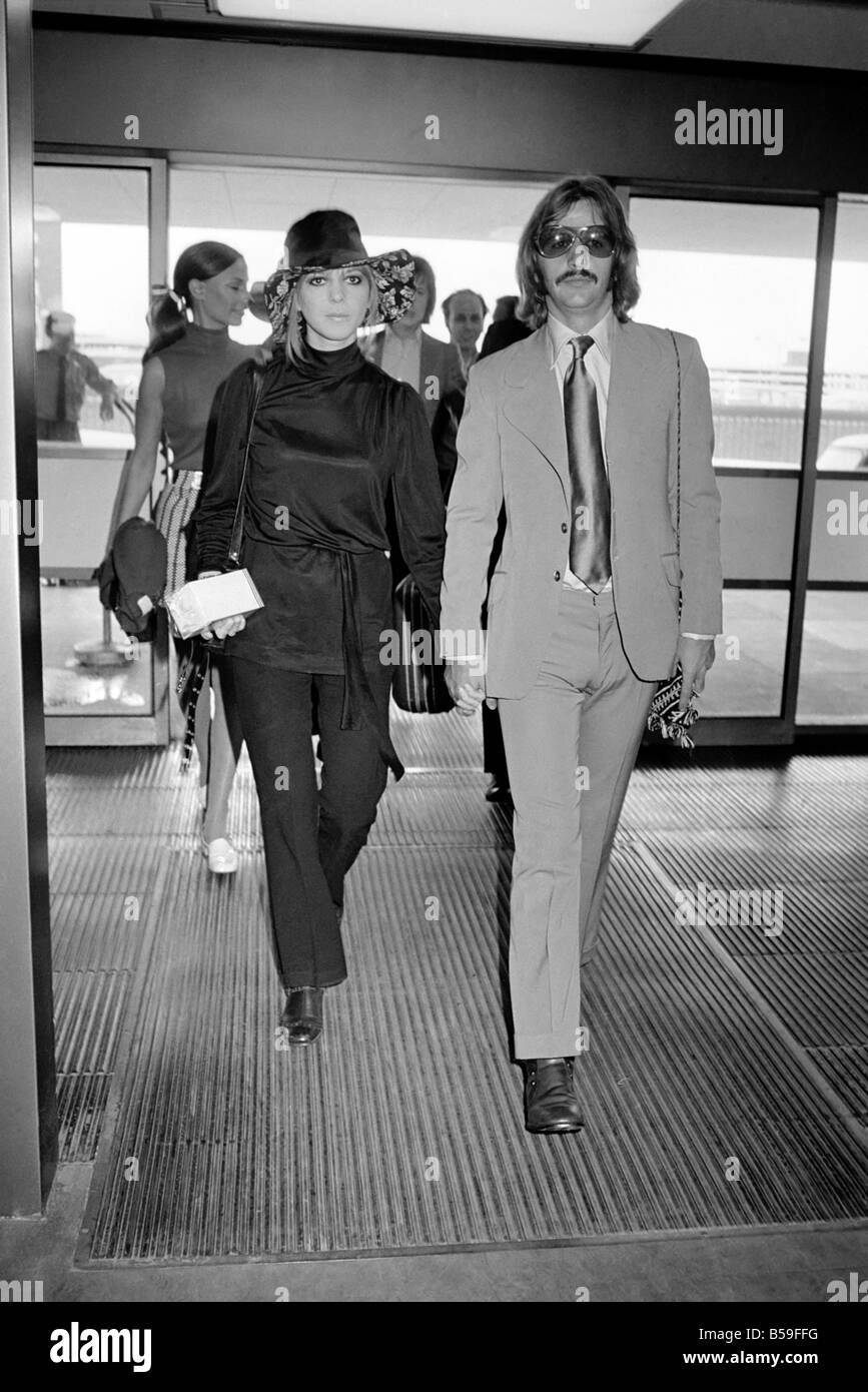 Ringo starr and his wife maureen hi-res stock photography and images ...