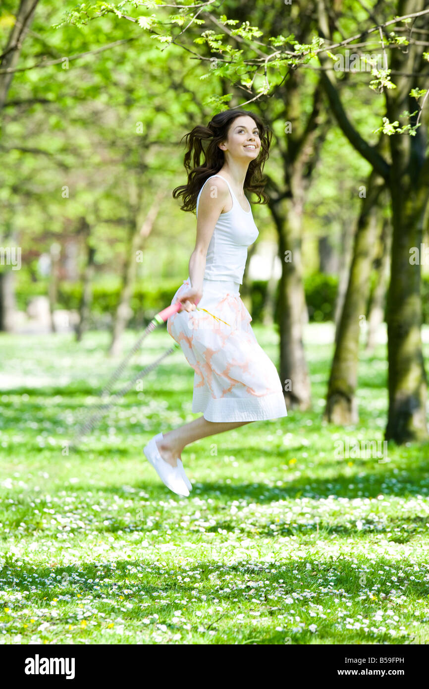 Jump skipping rope hi-res stock photography and images - Alamy