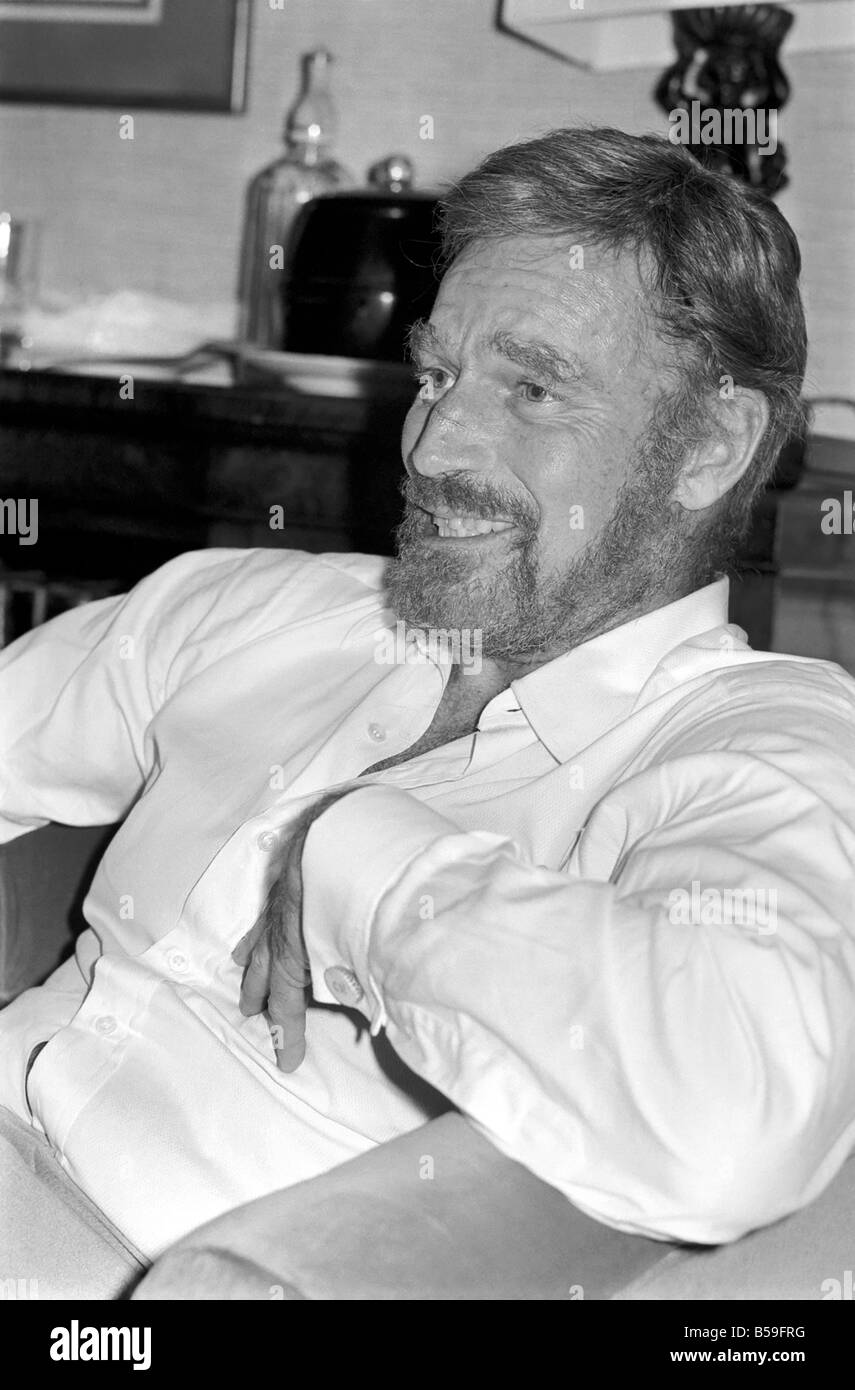 Film actor Charlton Heston at the Dorchester Hotel in London, today ...