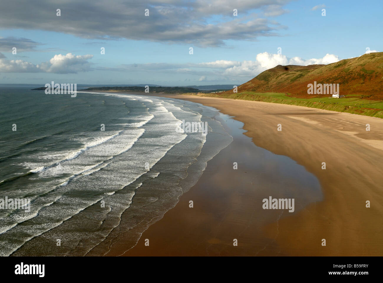 Llangennith beach hi-res stock photography and images - Alamy
