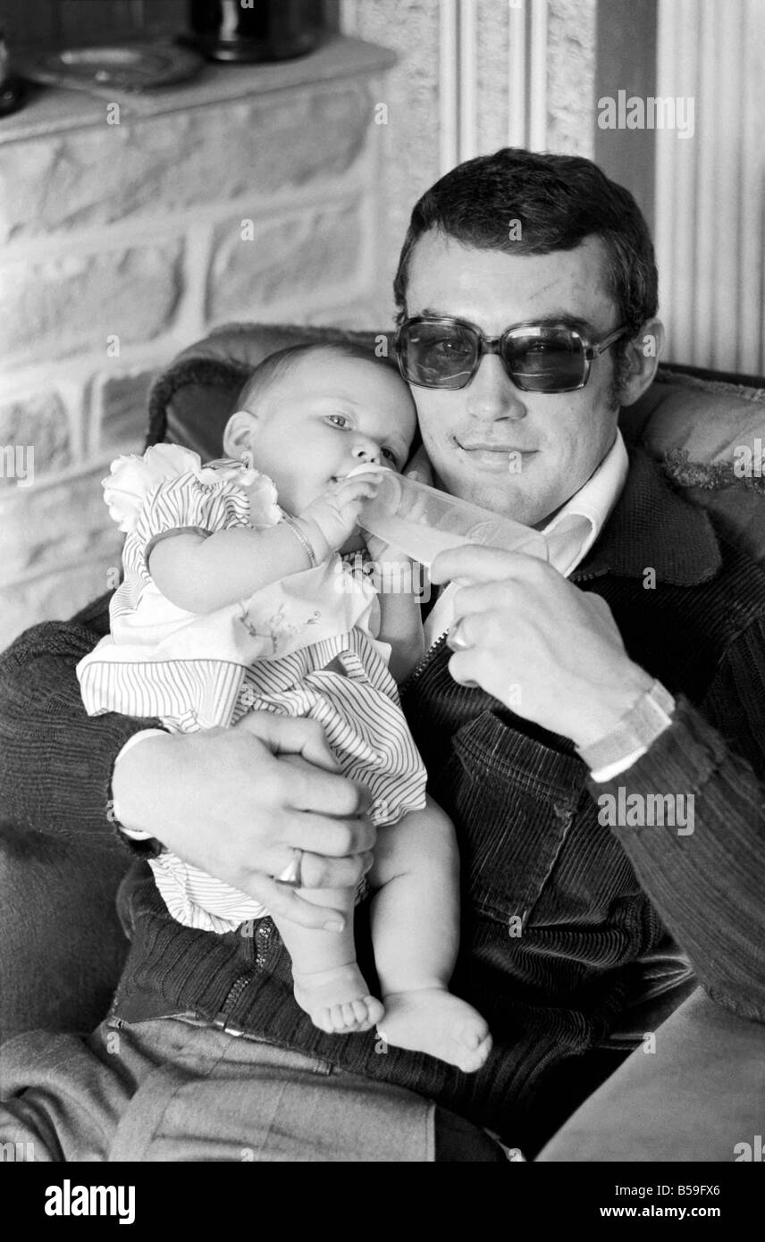 Boxer Alan Minter pictured at his Crawley Sussex home with his six ...