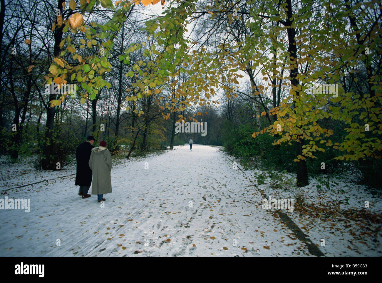Berlin in the snow hi-res stock photography and images - Alamy