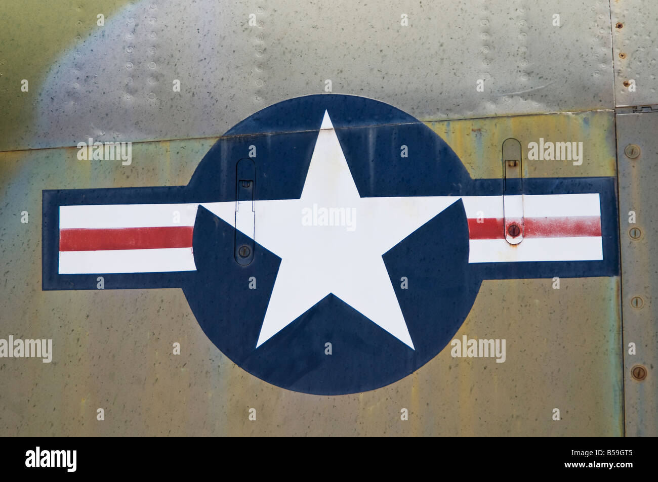 close up of U S airforce symbol Stock Photo, Royalty Free Image ...