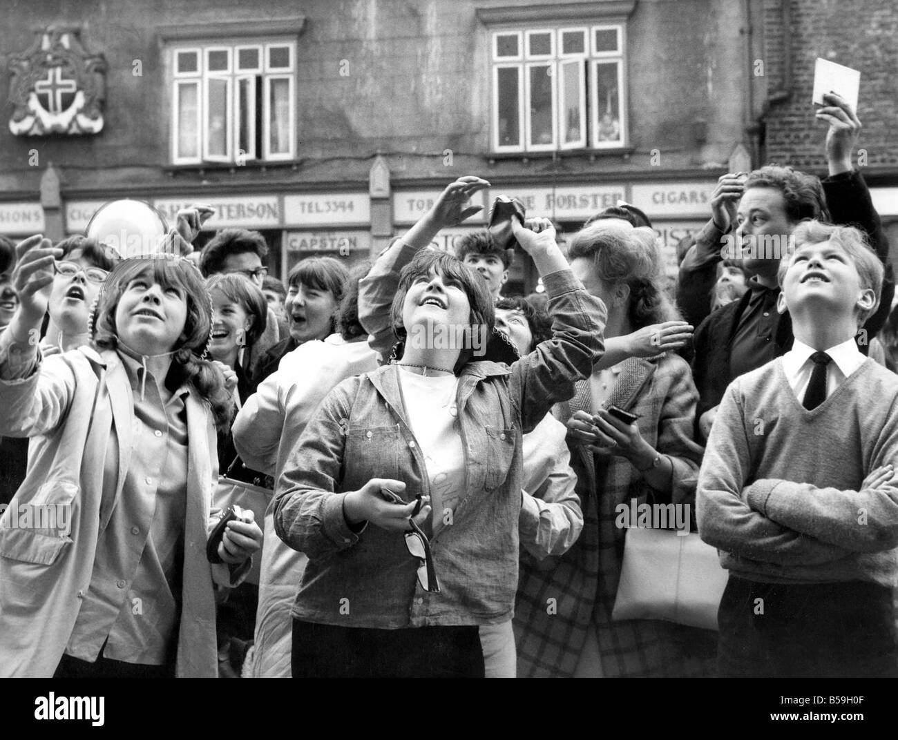 Durham Miners Gala Crowds enjoy the march Stock Photo - Alamy
