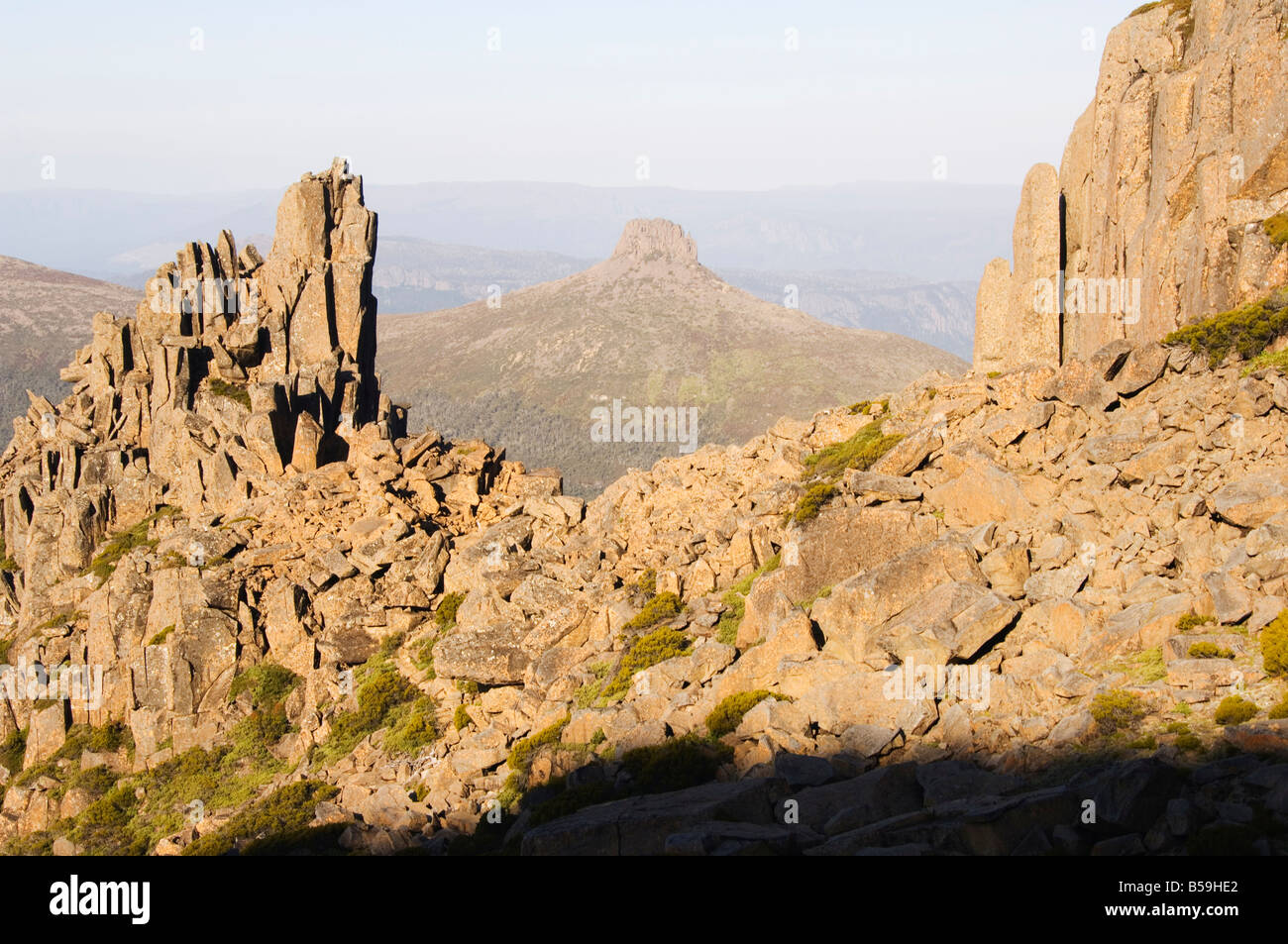 View from Mount Ossa, Cradle Mountain Lake St. Clair National Park ...