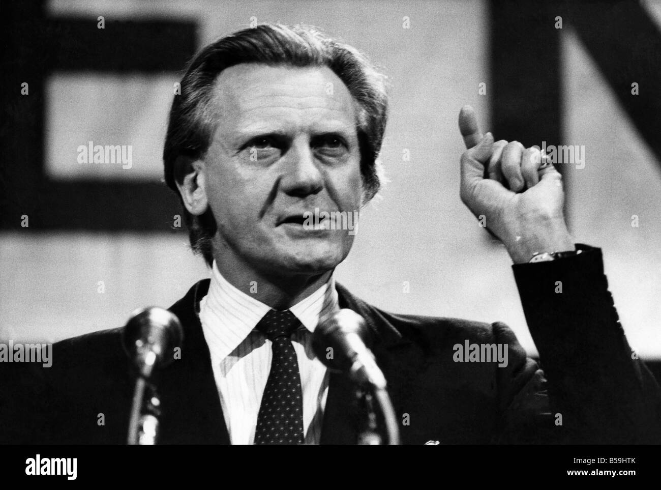 Michael Heseltine Conservative. February 1986 P008131 Stock Photo - Alamy