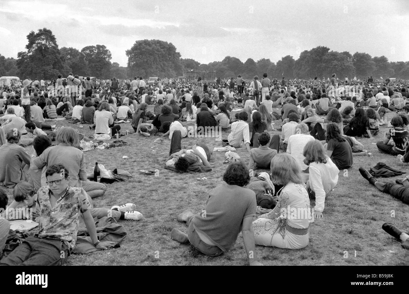 Hyde Park Pop Festival. July 1970 70-6861-001 Stock Photo - Alamy