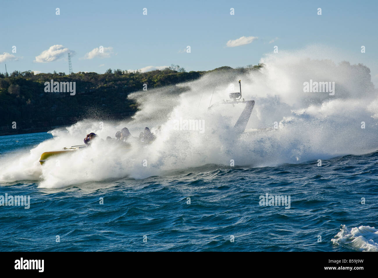 Jet boat sydney harbour hi-res stock photography and images - Alamy