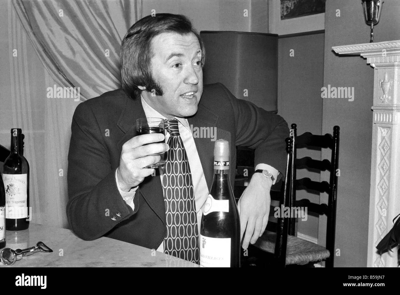 Tv presenter david frost Black and White Stock Photos & Images - Alamy