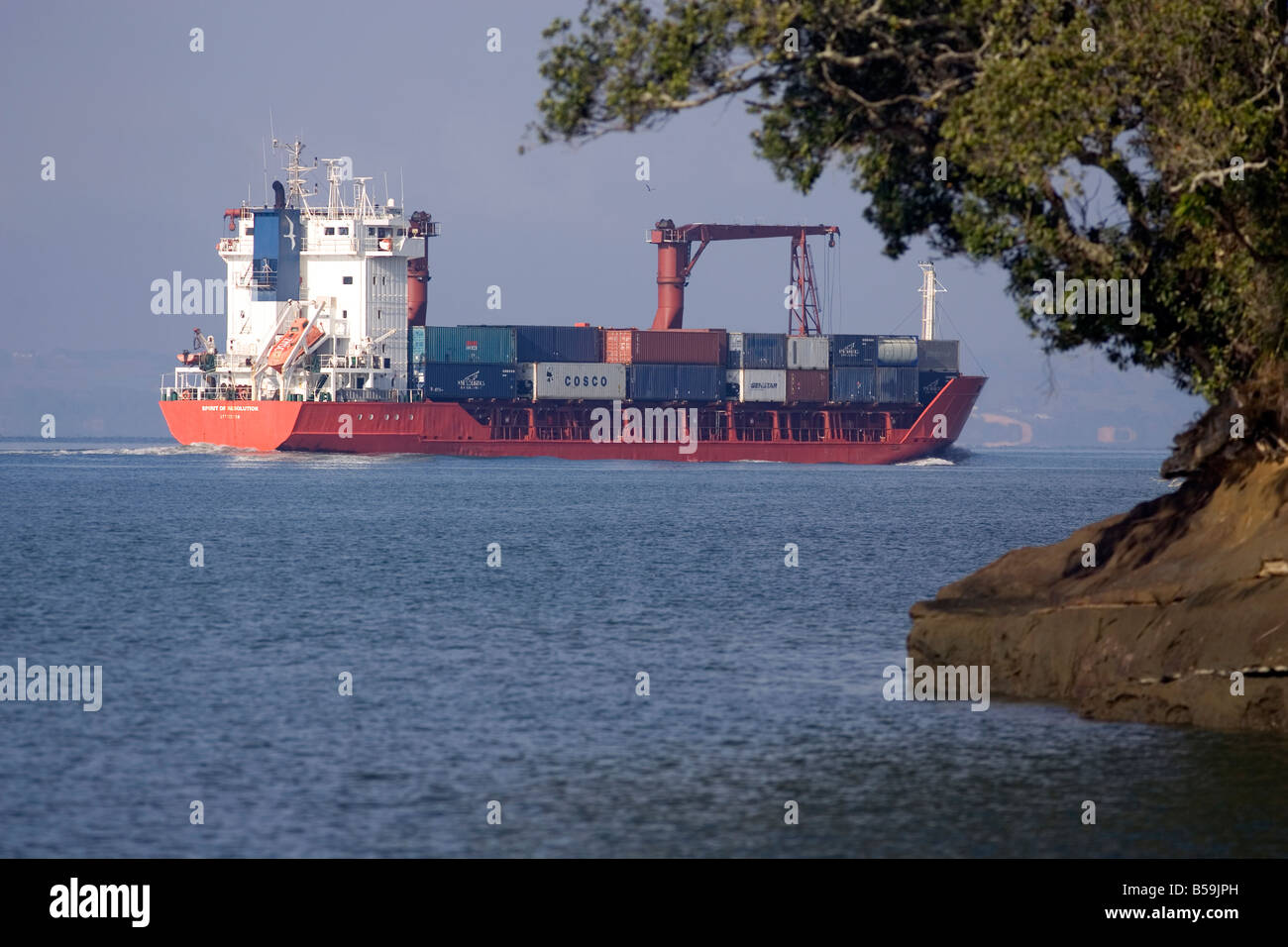 container vessel Spirit of Resolution Stock Photo - Alamy