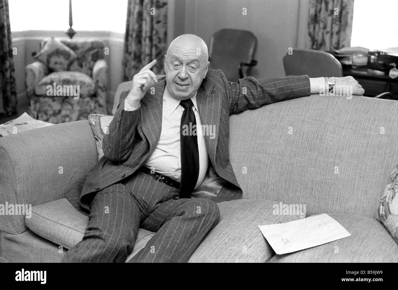Film Director Otto Preminger. March 1975 75-01644-001 Stock Photo - Alamy
