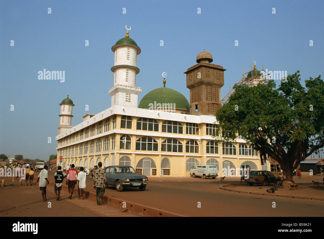 Main mosque Tamale capital of Northern Region Ghana West Africa Africa ...