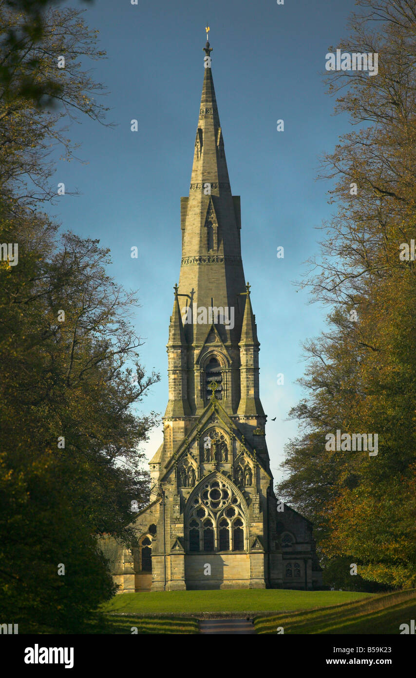 church at studley royal yorkshire Stock Photo - Alamy