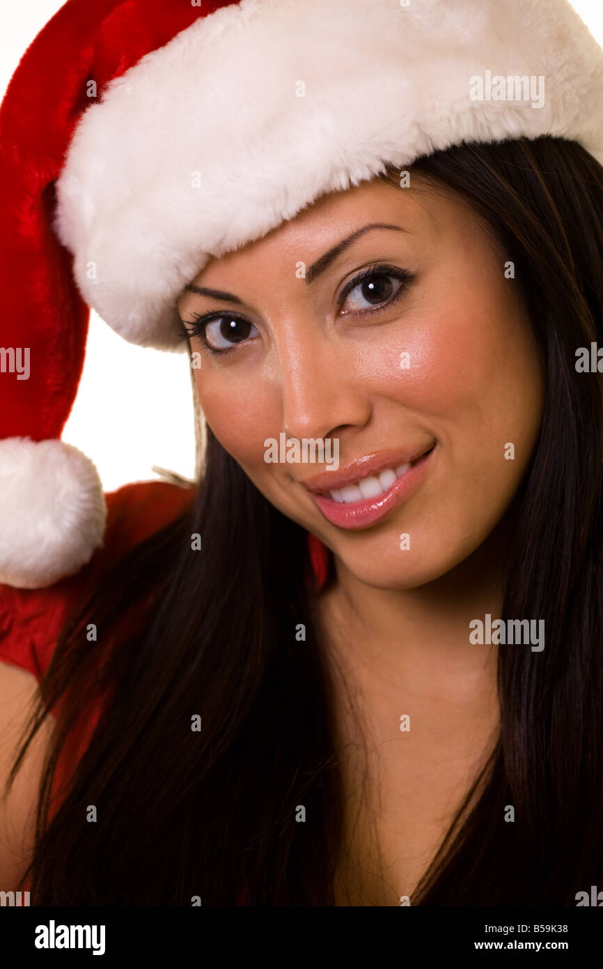 Black lady in santa hi-res stock photography and images - Alamy