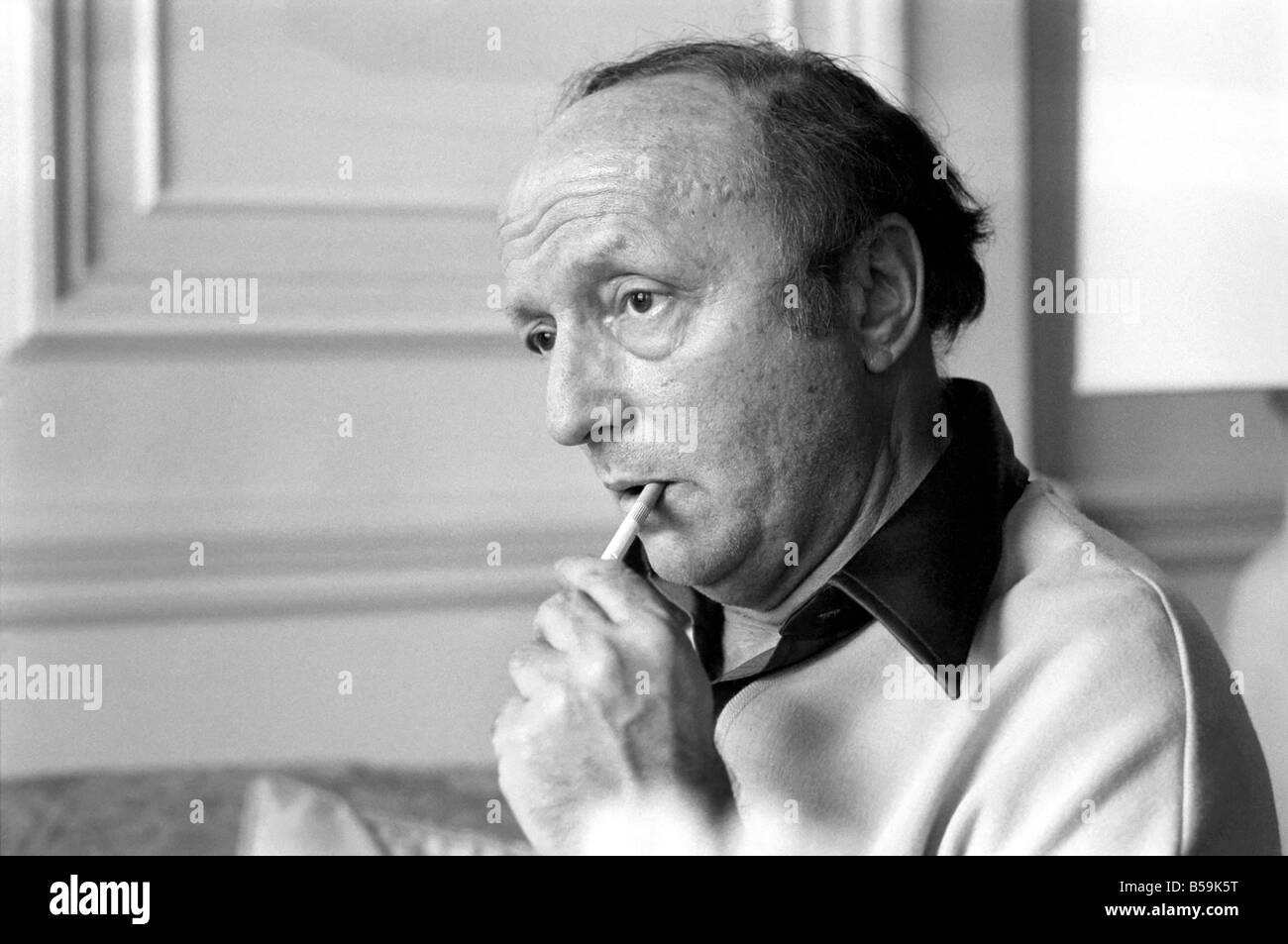 Harold Robbins at the Savoy Hotel London today. His book The Lonely ...