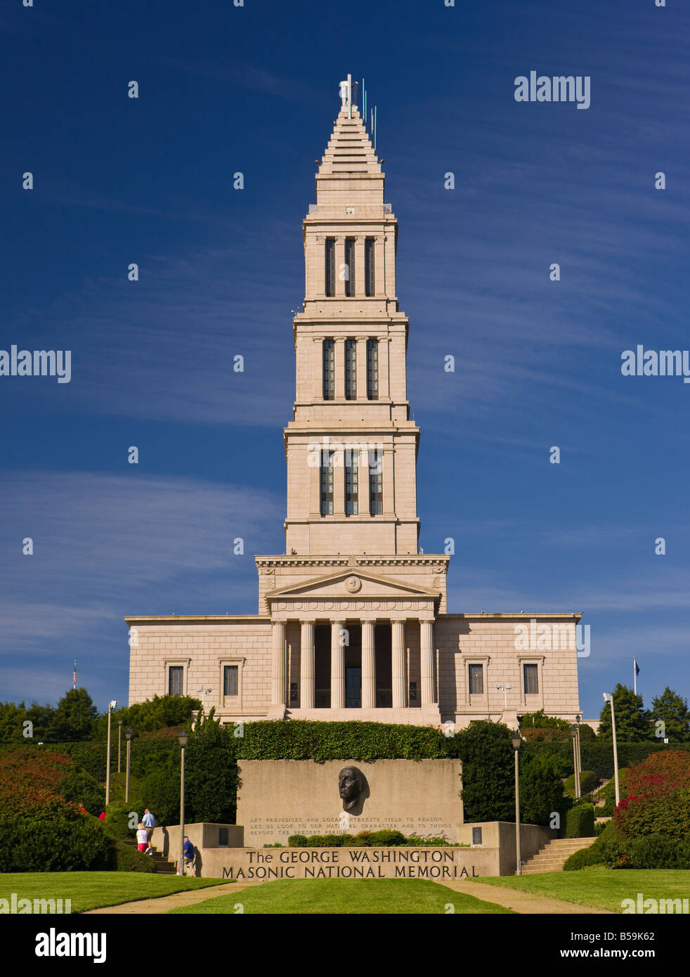 ALEXANDRIA VIRGINIA USA The George Washington Masonic National Memorial ...