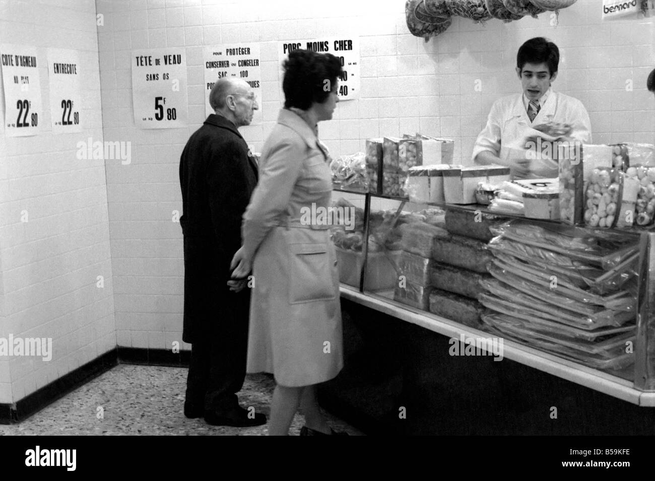 1970s butcher hi-res stock photography and images - Alamy