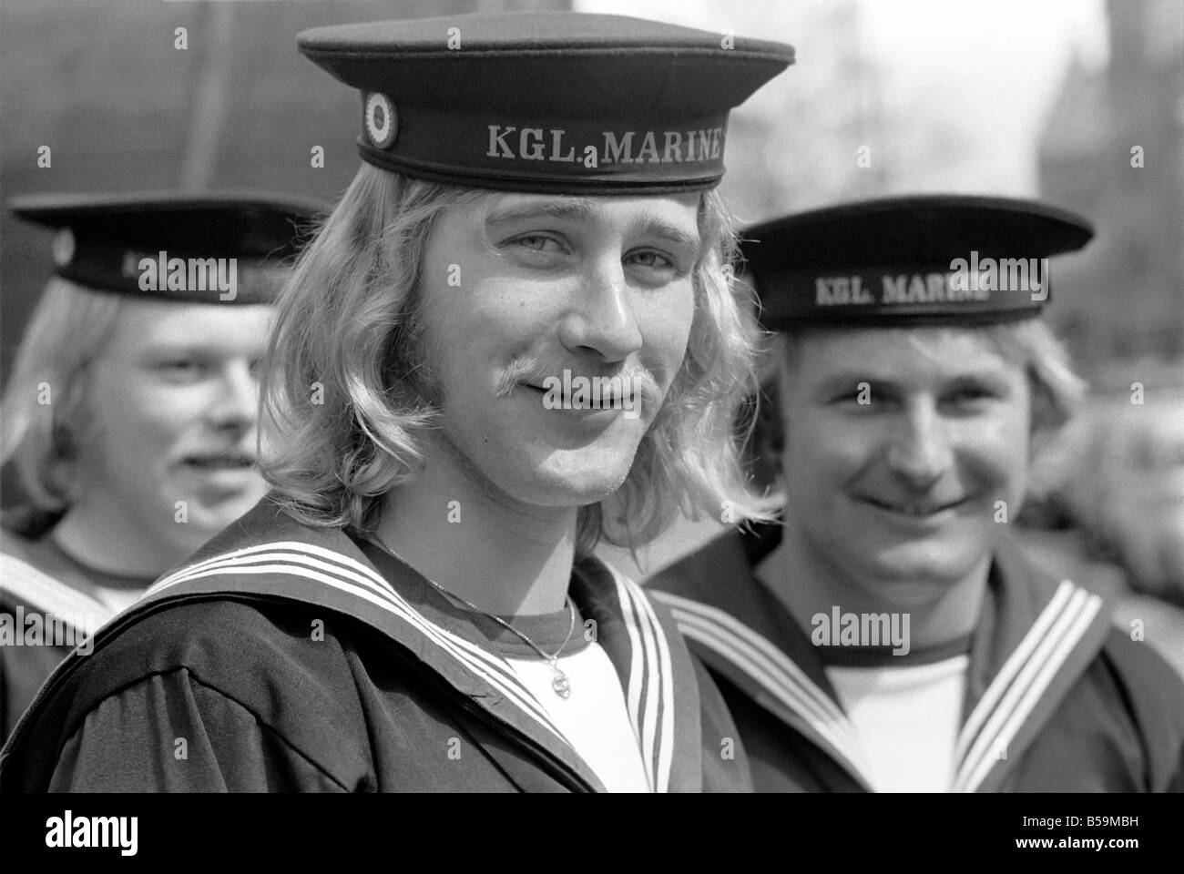 Danish sailors Black and White Stock Photos & Images - Alamy