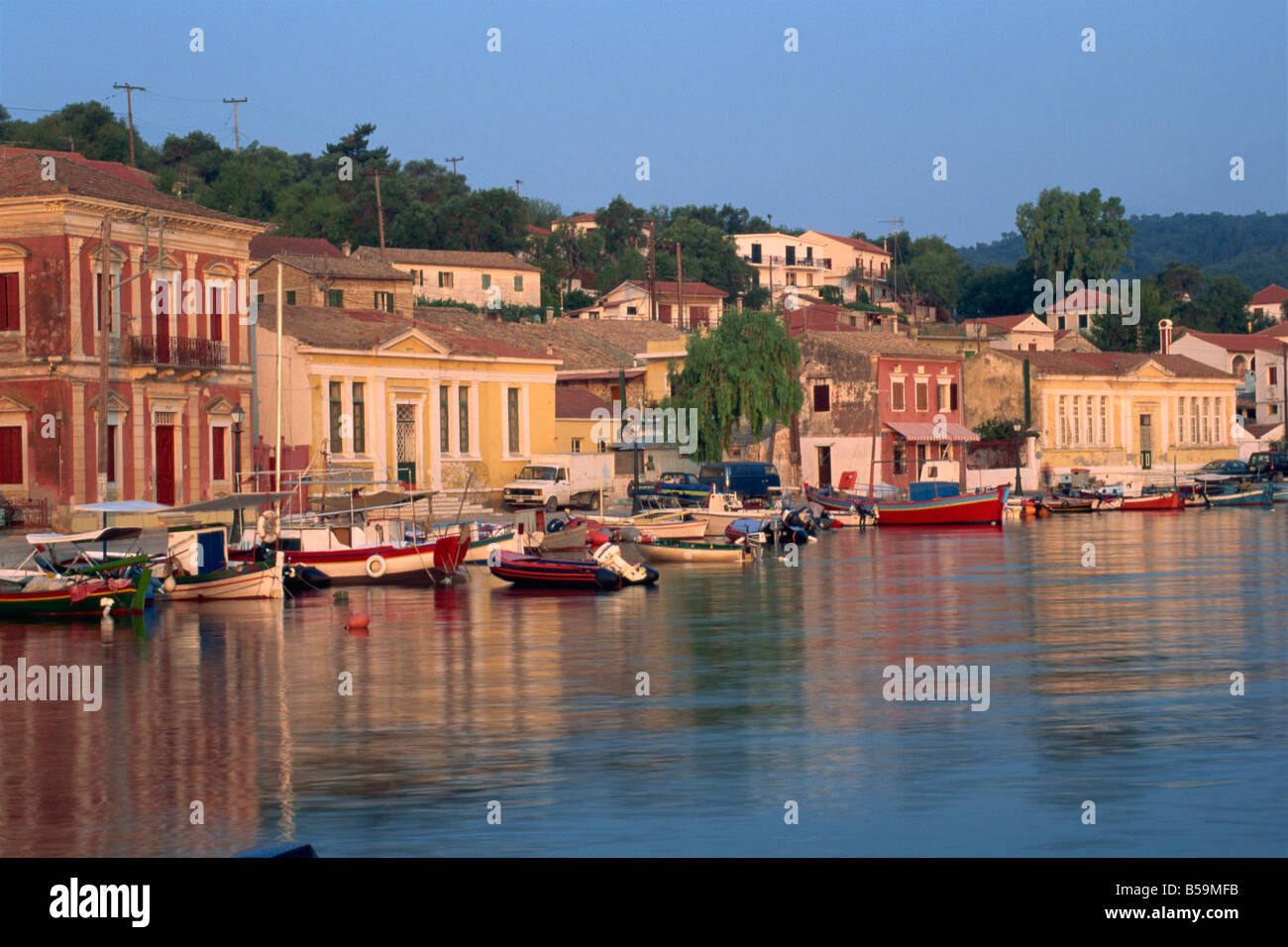 Gaios Harbour, Paxos, Greek Islands, Greece, Europe Stock Photo - Alamy