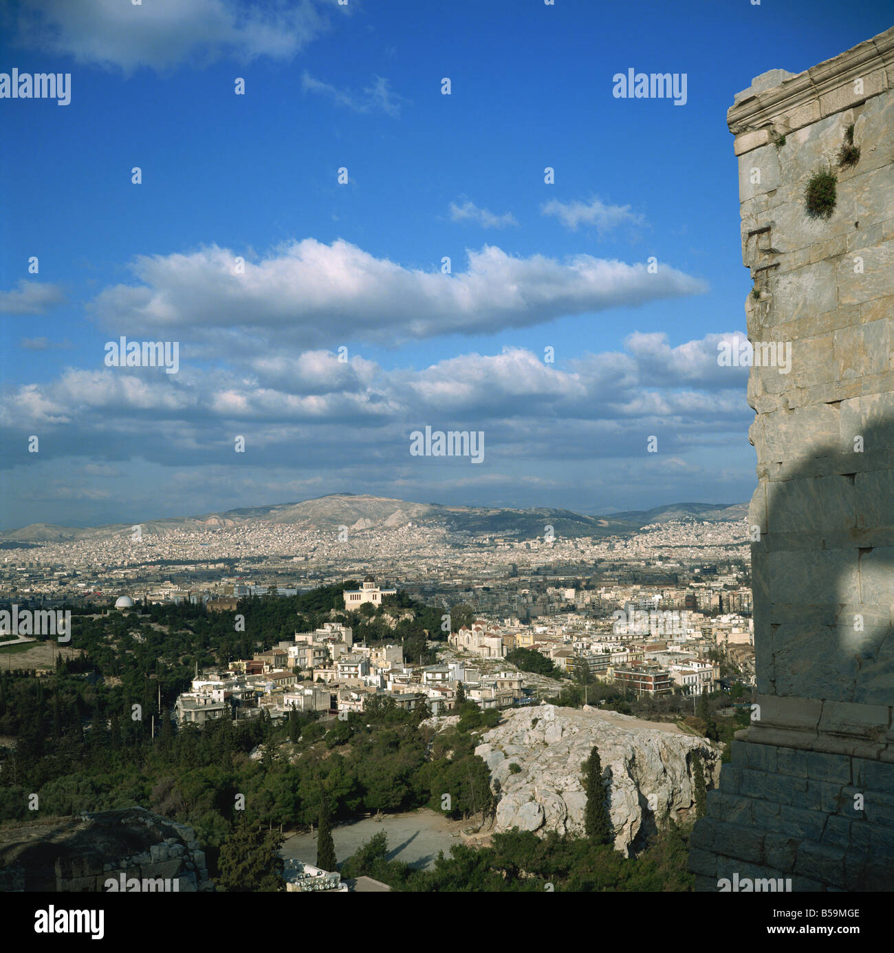 City view athens hi-res stock photography and images - Alamy